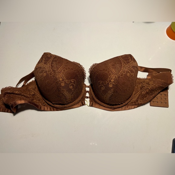 aerie | Intimates & Sleepwear | Nwot Aerie Real Power Plunge Brown Push ...